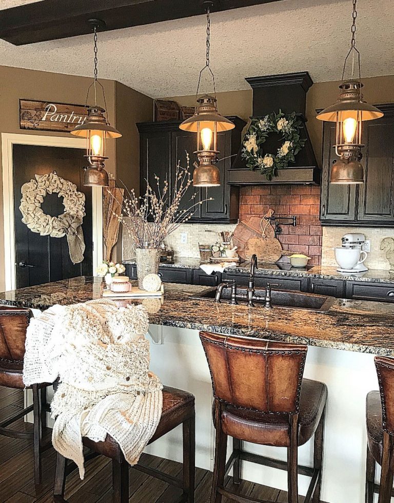 27 Gorgeous Rustic Kitchen Cabinets Ideas (You Should Not Miss This ...